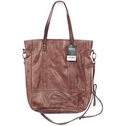 FREDsBRUDER Handtasche gross Leder Damen Größe One Size Second Hand braun