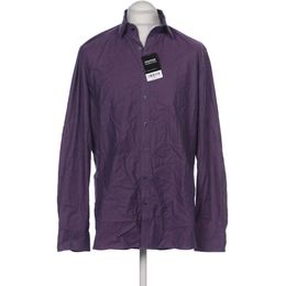 OLYMP Hemd Herren Größe XL Second Hand lila