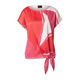 s.Oliver BLACK LABEL T-Shirt Damen Gr&ouml;&szlig;e XXS pink / rot / eierschale