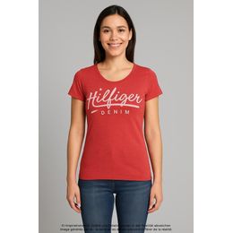 Tommy Jeans T-Shirt Damen Gr&ouml;&szlig;e S Second Hand rot