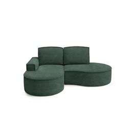 Ecksofa Flow gr&uuml;n Ma&szlig;e (cm): B: 210 H: 88 Sofas > Sofas nach Material > Stoffsofas &raquo; Sofa DE