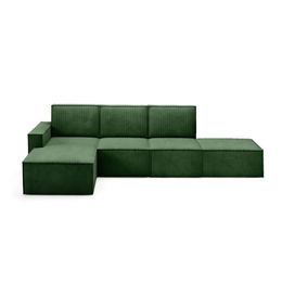 Ecksofa mit Pouf Orto gr&uuml;n Ma&szlig;e (cm): B: 329 H: 93 Sofas > Sofas nach Material > Stoffsofas &raquo; Sofa DE