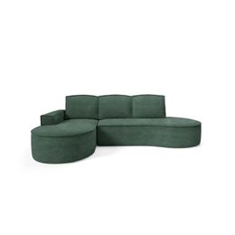Ecksofa Flow gr&uuml;n Ma&szlig;e (cm): B: 277 H: 88 Sofas > Sofas nach Material > Stoffsofas &raquo; Sofa DE