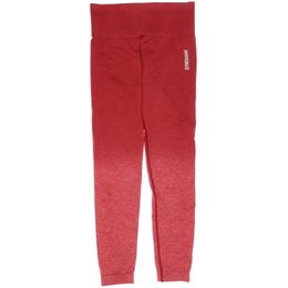 GYMSHARK Stoffhose Damen Größe XXS Second Hand rot