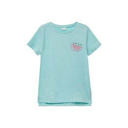 s.Oliver T-Shirt Mädchen Größe 104/110 türkis / orange / rosa / schwarz