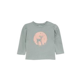 s.Oliver T-Shirt Mädchen Größe 80 rauchblau / pink