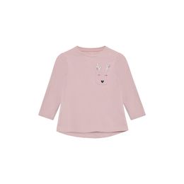 s.Oliver Shirt M&auml;dchen Gr&ouml;&szlig;e 74 hellbeige / pink / rosa / schwarz