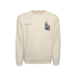 Filling Pieces Sweatshirt 'Gramophone Vintage' Herren Gr&ouml;&szlig;e XXL creme / hellblau / gold / schwarz