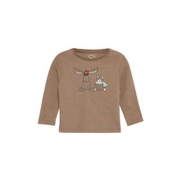 s.Oliver Shirt Jungen Größe 74 ecru / hellblau / brokat / schwarz