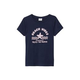 s.Oliver T-Shirt Mädchen Größe 116/122 navy / rosé