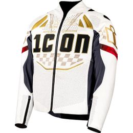 Icon Contra 3 Rizz Rizz, Lederjacke perforiert
