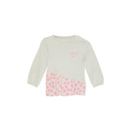 s.Oliver Shirt Mädchen Größe 74 hellgrau / hellpink