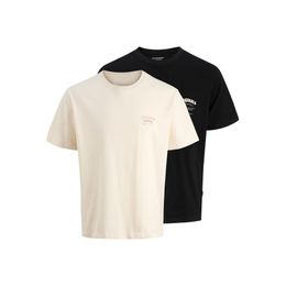 Jack & Jones Jack & Jones Junior T-shirt Jungen Gr&ouml;&szlig;e 176 beige / mischfarben / schwarz