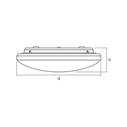 Osram LED-Deckenleuchte ORBIS PURE, wei&szlig;, &Oslash; 40 cm, 24 W