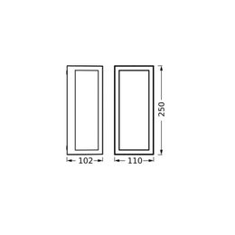 Osram Au&szlig;enwandleuchte ENDURA CLASSIC RADO, dunkelgrau, IP65