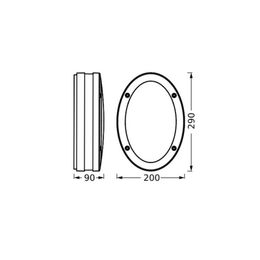 Osram Au&szlig;enwandleuchte ENDURA CLASSIC ORBI, dunkelgrau, IP65