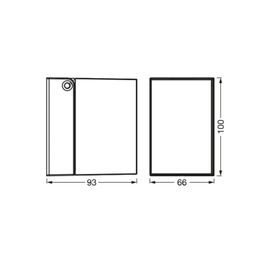 Osram Au&szlig;enwandleuchte ENDURA CLASSIC CUBE, wei&szlig; Metall IP44