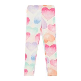 s.Oliver Leggings M&auml;dchen Gr&ouml;&szlig;e 128 hellblau / hellorange / hellpink / wollwei&szlig;