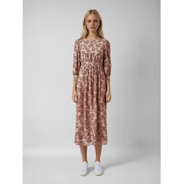 Noa Noa Kleid 'Kine' Damen Gr&ouml;&szlig;e 38 beige / gr&uuml;n / altrosa Winterkleid