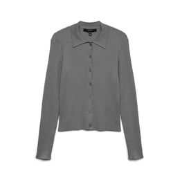 V&eacute;ro Moda VERO MODA Knit Cardigan 'VADIN' female size XL Dark grey