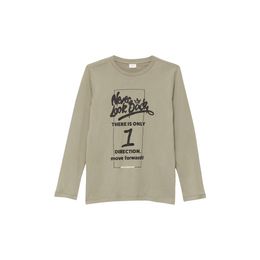 s.Oliver Shirt Jungen Größe 158/164 oliv / schwarz