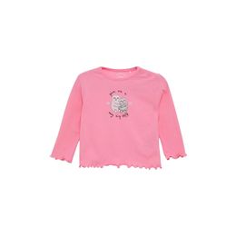 s.Oliver Shirt Jungen Größe 68 grau / pink / schwarz