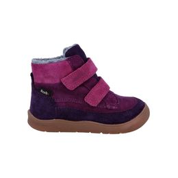 Richter Shoes Leder-Barfußschuhe "Samy" in Lila/ Pink - 37% | Größe 24 | Lauflernschuhe