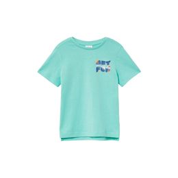 s.Oliver T-Shirt Jungen Gr&ouml;&szlig;e 116/122 blau / aqua / orange / wei&szlig;
