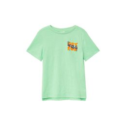 s.Oliver T-Shirt Jungen Größe 140 blau / braun / hellgrün / dunkelorange
