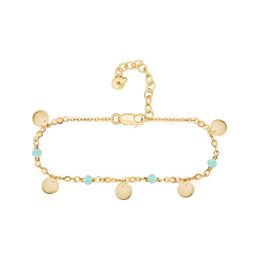 CAI ca&iuml; Armband Damen Gr&ouml;&szlig;e One Size t&uuml;rkis / gold