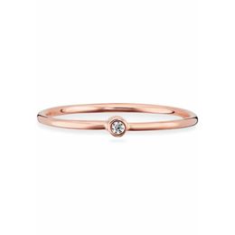 CAI ca&iuml; Fingerring 'Love, Together Forever, C7308R/90/03' Damen Gr&ouml;&szlig;e 58 rosegold / wei&szlig;