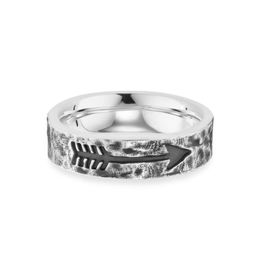 CAI Ca&iuml; Ring 'fast arrow' male Silver size 60