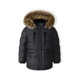 MINOTI Winter Jacket boy Black size 4-5y