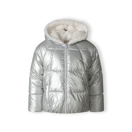 MINOTI Winterjacke M&auml;dchen Gr&ouml;&szlig;e 122/128 silber