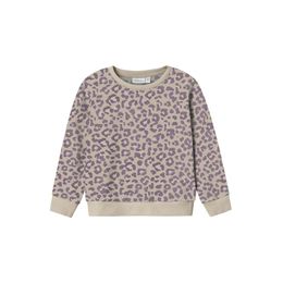 name it Sweatshirt 'DAVINA' M&auml;dchen Gr&ouml;&szlig;e 116 sand / helllila