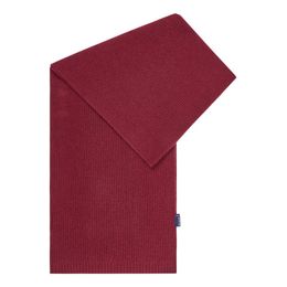 HECHTER PARIS Schal, weich und robust, Strickmuster Herren Größe One Size bordeaux