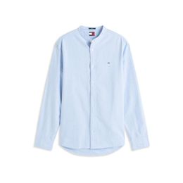 Tommy Jeans Button Up Shirt 'ESSENTL' male Blue size L