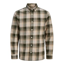 Jack & Jones Jack & Jones Junior Hemd Jungen Gr&ouml;&szlig;e 176 sand / dunkelgr&uuml;n