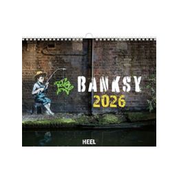 Heel Verlag Kalender - Banksy Kalender 2026 Premium XXL-Posterkalender | Gr.: onesize