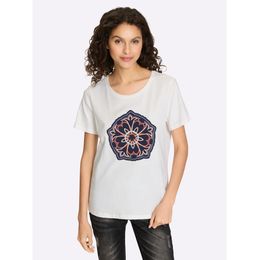 Heine T-Shirt in ecru | Gr.: 40