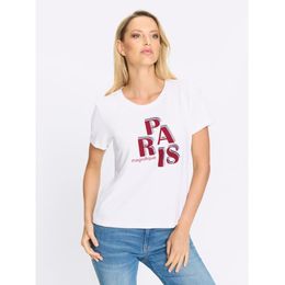 Heine Shirt in wei&szlig;-erdbeere | Gr.: 36