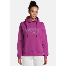 Salzhaut Hoodie SABBELBUDE in Plum | Gr.: S