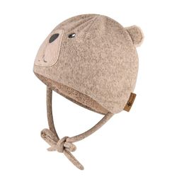 Sterntaler M&uuml;tze B&auml;r in braun mel. | Gr.: 43 cm