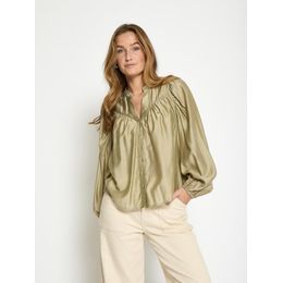 Sel by peppercorn Peppercorn Hemd / Shirt in Gray Green | Gr.: 36