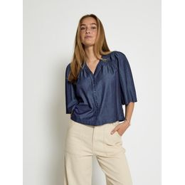 Minus Hemd / Shirt in Dark Denim | Gr.: 42
