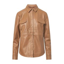 Bolongaro Trevor Hemd LEATHER in camel | Gr.: M