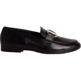 Toral Loafer - Toral Loafers Zwart Tl-10644/adt Natur - Gr. 37 (EU) - in Schwarz - f&uuml;r Damen