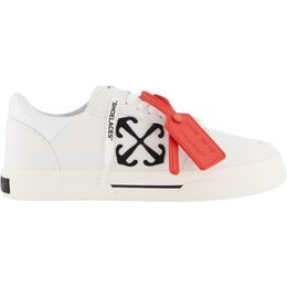 Off-White Low-Top Sneaker - Heren New Low Vulcanized Canvas Wit - Gr. 40 (EU) - in Wei&szlig; - f&uuml;r Damen