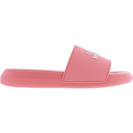 Alexander McQueen Slipper & Pantoletten - Dames Sandal Leath.S.Rubb. Slider Lo - Gr. 40 (EU) - in Gold - f&uuml;r Damen