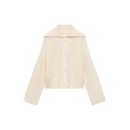 Mango Kids Strickjacke 'Gigi' M&auml;dchen Gr&ouml;&szlig;e 140 creme